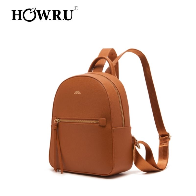 How.R.U Original Backpack Leather For Women Medium | Shopee Philippines