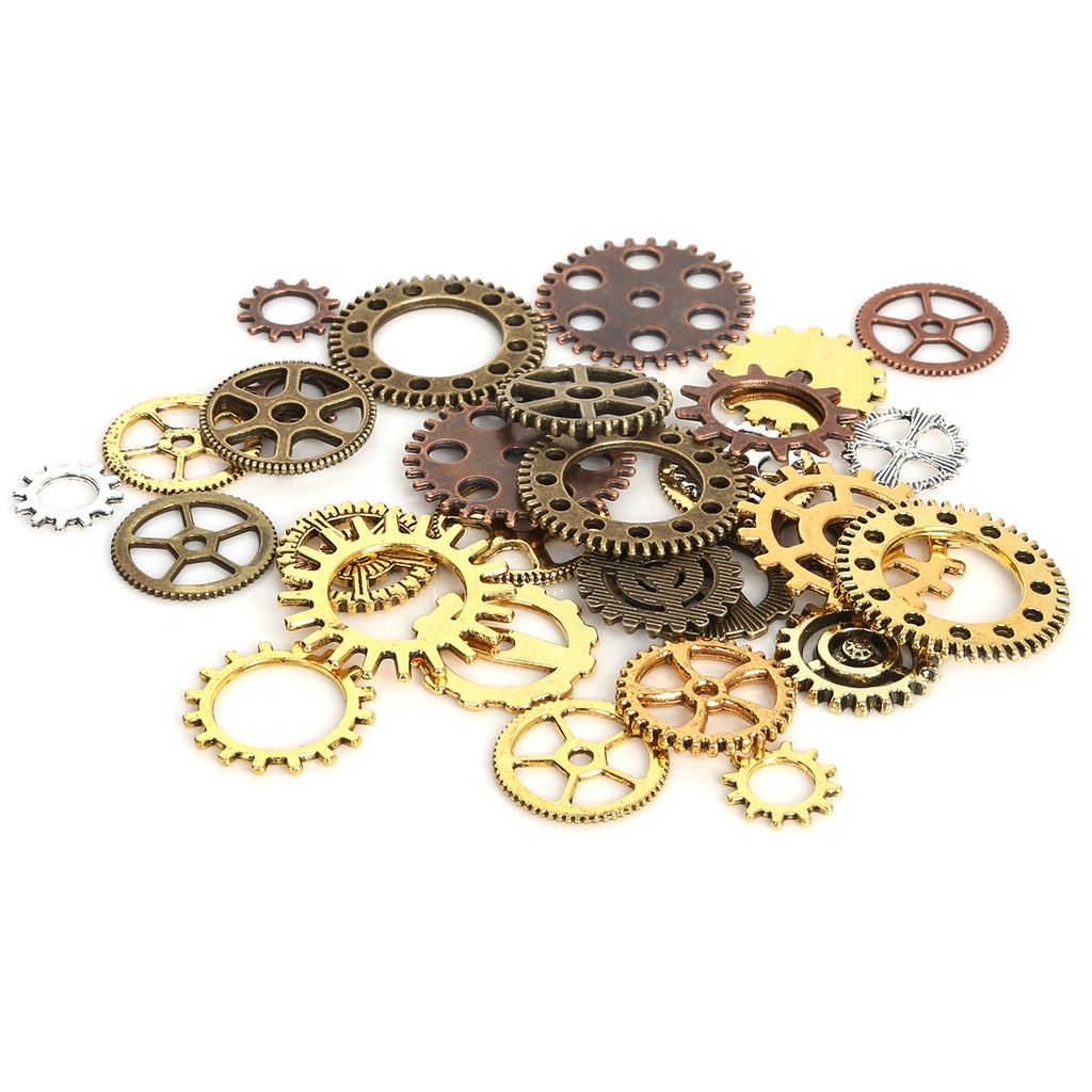 GearsSmall Size 8-25mm Mix Alloy Mechanical Steampunk Cogs & Gears Diy ...