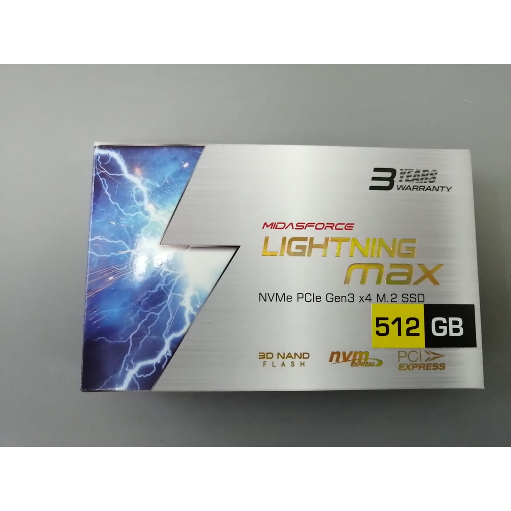 Ssd M2 NVME 512GB MIDAS M.2 NVME 512GB MIDASFORCE PCIe Gen3 x4 | Shopee ...