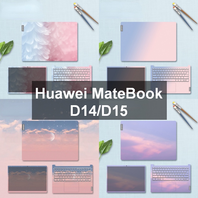 Sticker Laptop Huawei MateBook D14/D15 14 Inch Laptop Skin Three-sides ...