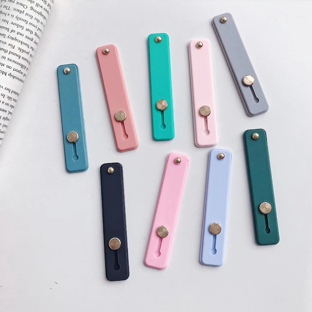Silicon Candy Color Finger RING Holder Phone Hand Band holder ...