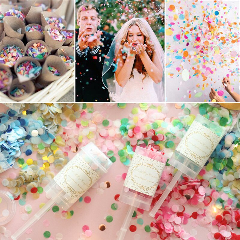Push Popper Confetti Mixed Push Pop Confetti for Wedding Birthday ...