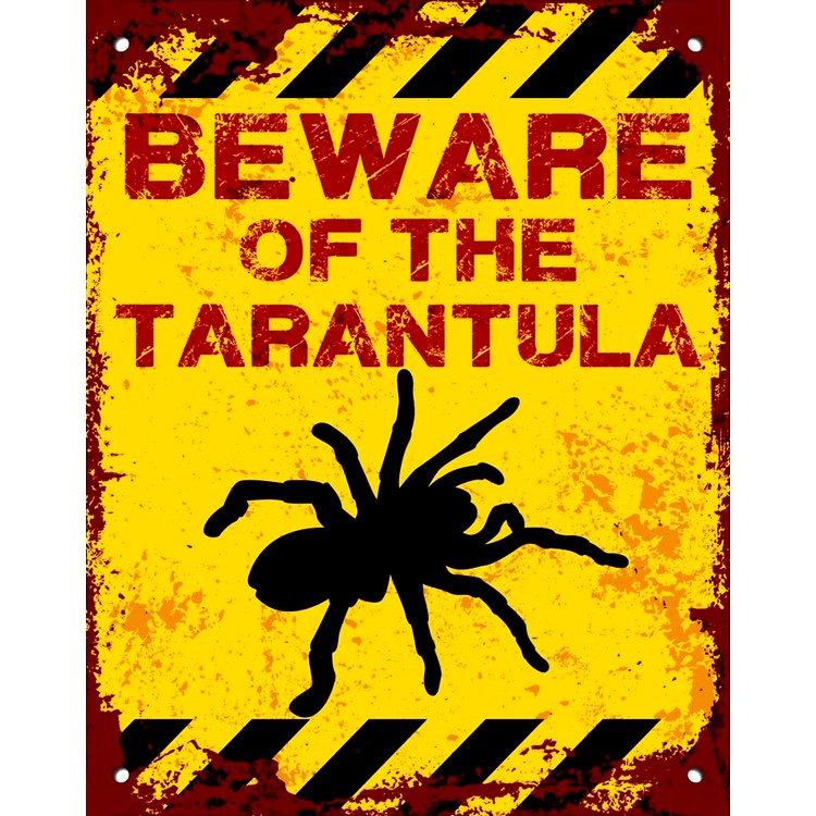Beware Stickers | Waterproof | Tarantula & Scorpion Warning Sign ...