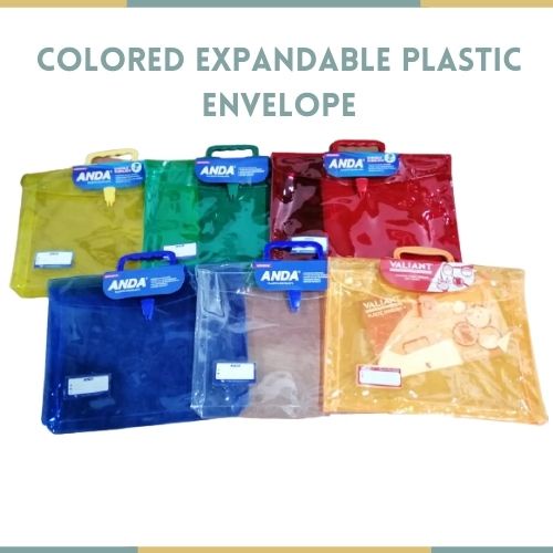 Colored Expandable Plastic envelope pushlock | Shopee Philippines