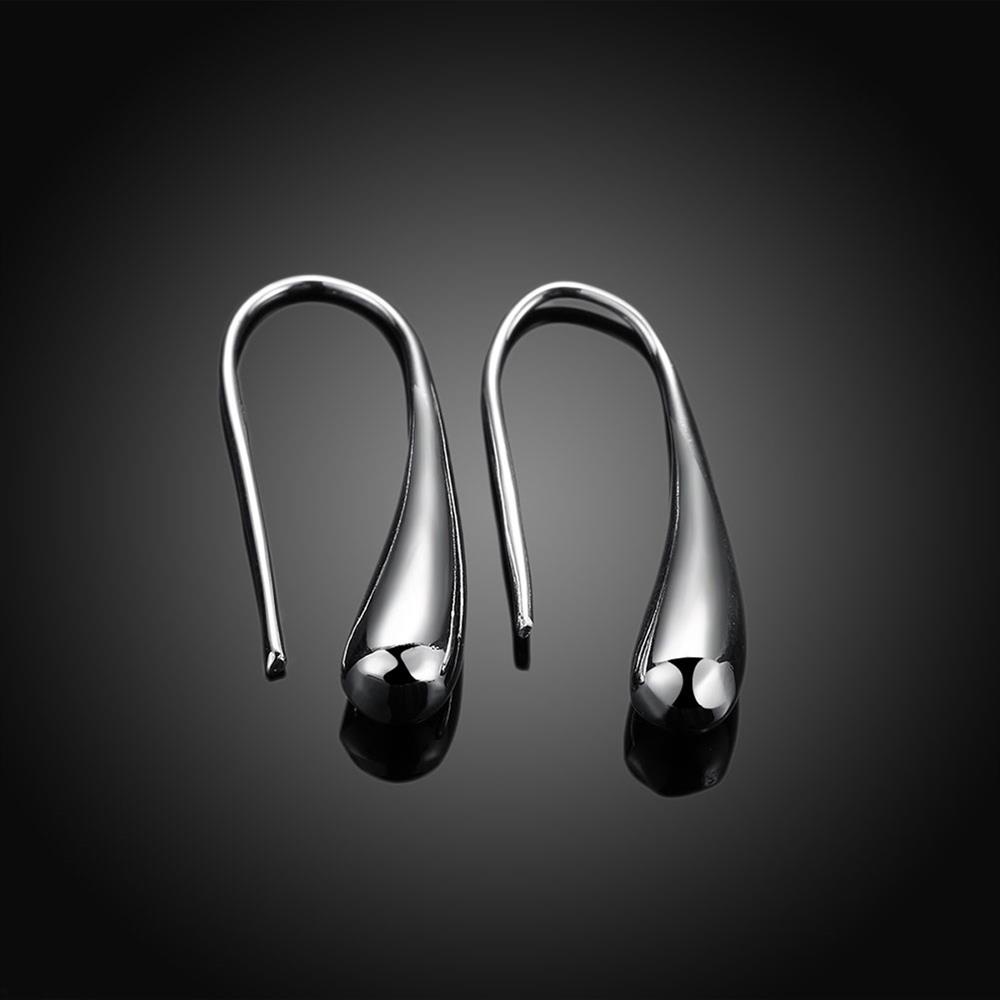 Stud earrings women's simple water drop ear hook jewelry | Shopee ...