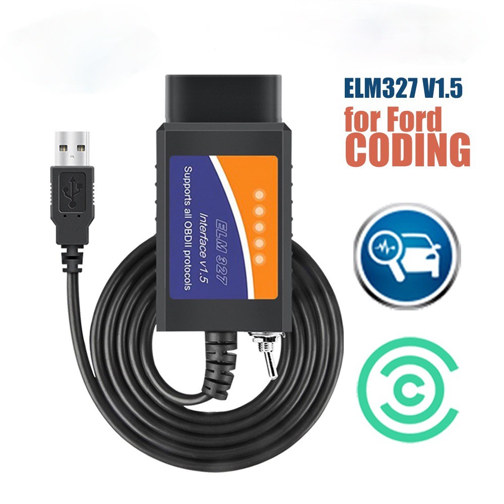 ELM327 USB V1.5 with HS / MS CAN Switch FORSCAN OBD2 Scanner USB ...