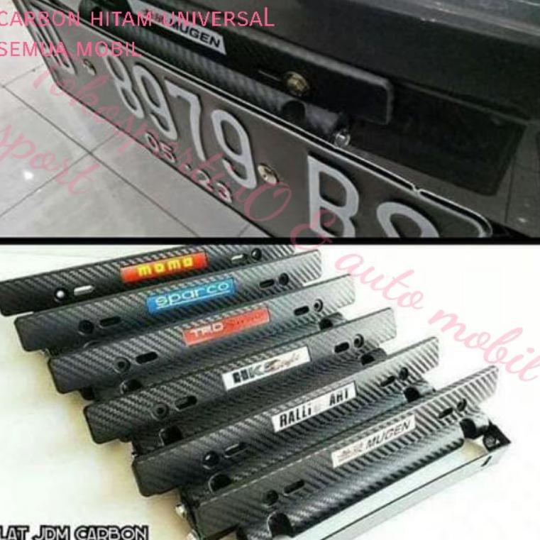 HITAM S6x6x5 JDM carbon Number Plate Holder universal All Cars JDM ...