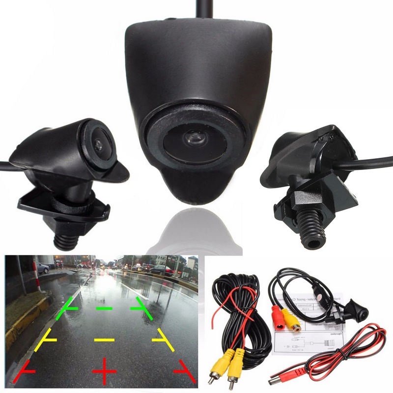 170° Wide Angle CCD Car Front View Camera Waterproof Logo Embedded For ...