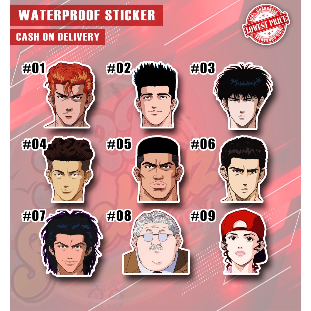 Slam Dunk, Shohoku, Anime Inspired Stickers | Vinyl | JRP Stickaz ...