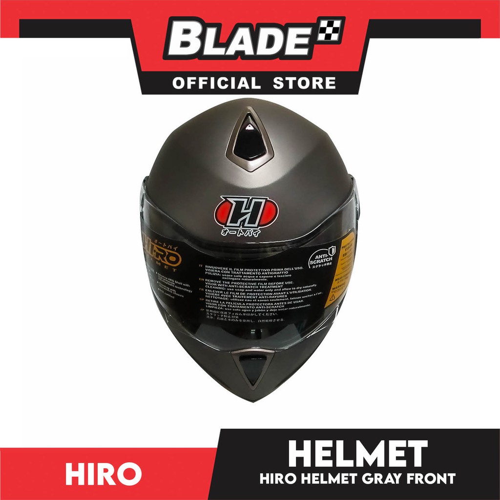 HIRO Helmet HD-701 Gray (Modular) | Shopee Philippines
