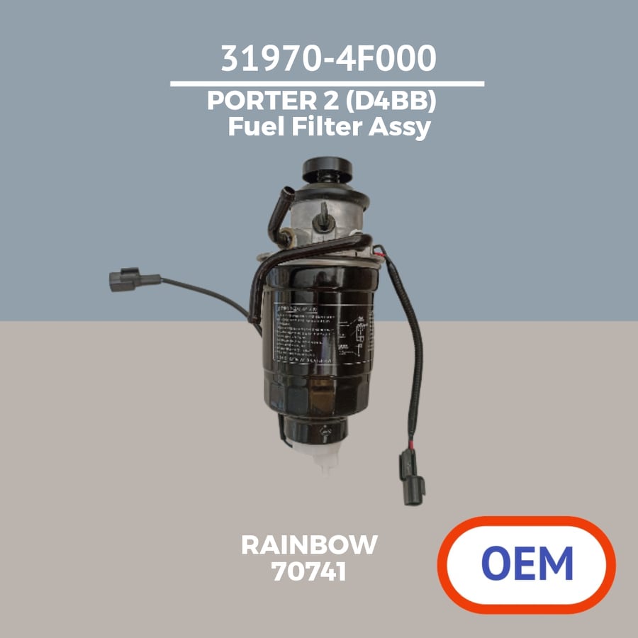 Fuel Filter Assy for HYUNDAI Porter 2 (D4BB) [OEM] Part#; 31970-4F000 ...