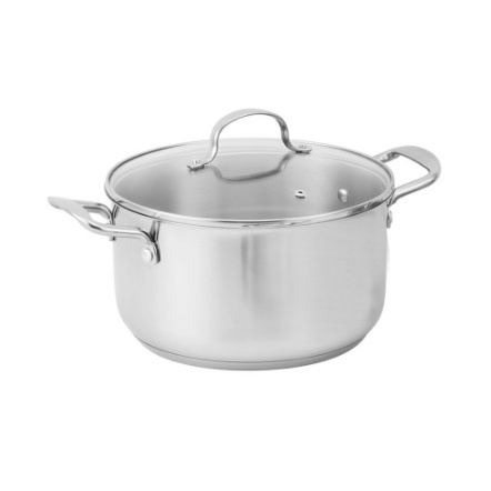 Rossetti R2400-24 Brianna Series Stainless Sauce Pot With Glass Cover ...