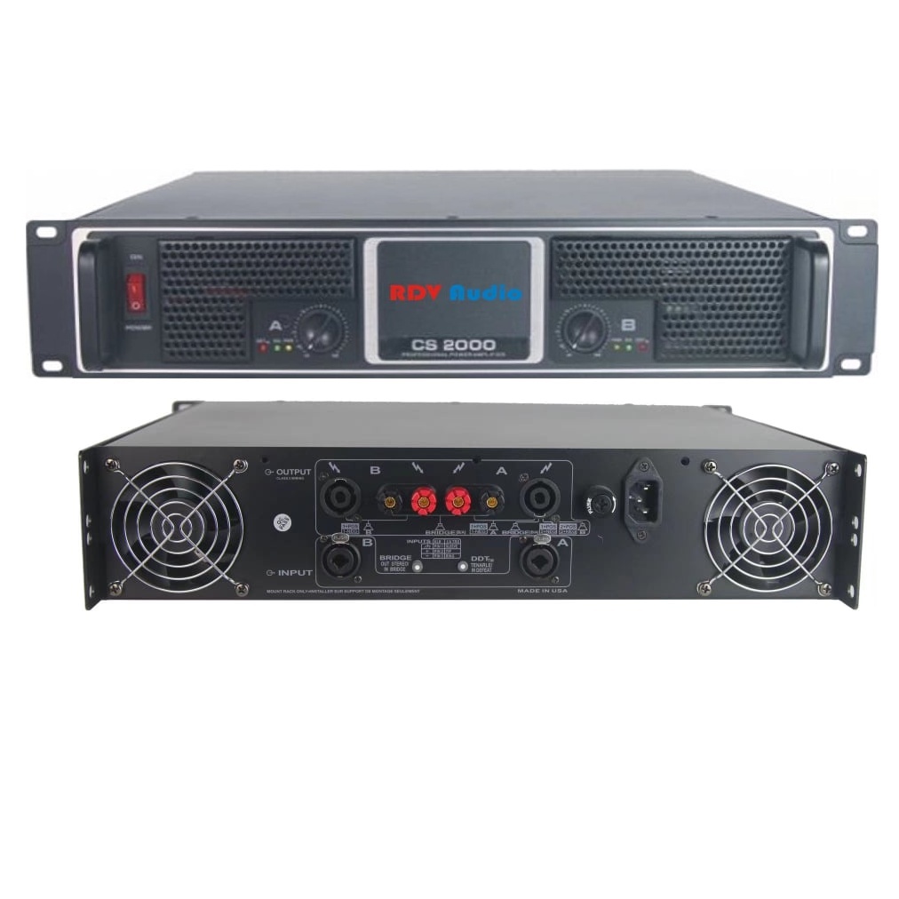 CS 2000 Power Amplifier 1000watts | Shopee Philippines
