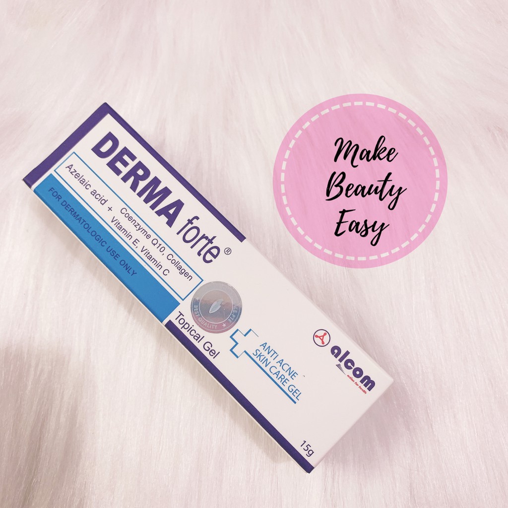 Derma-forte Acne Reduction Gel (15g Tube) | Shopee Philippines