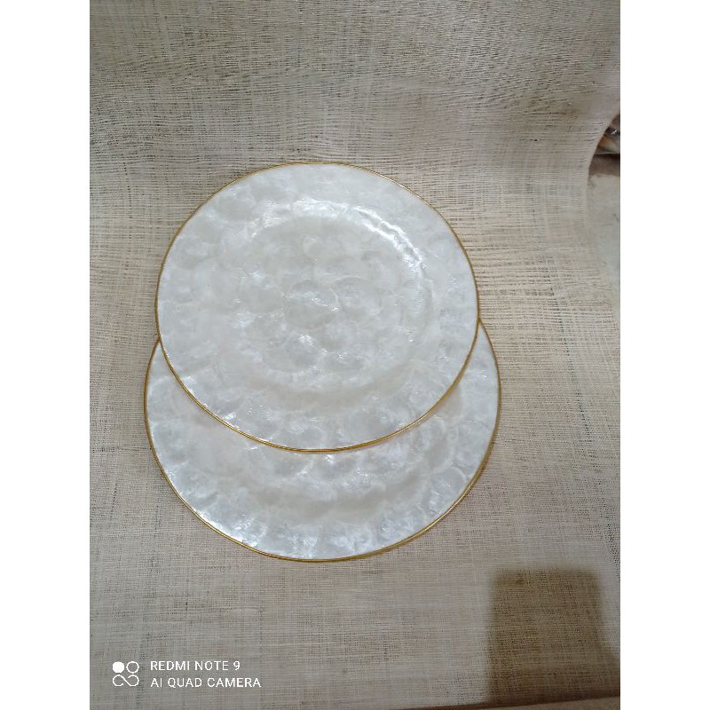 CAPIZ CHARGER PLATE 13 inches | Shopee Philippines