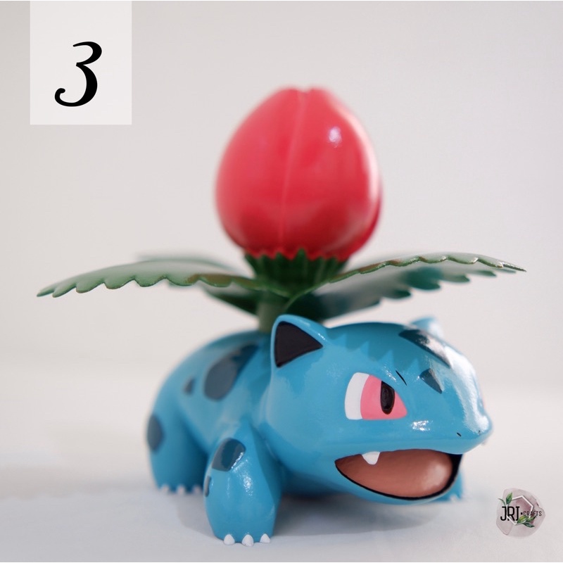 Ivysaur Figurines (3 poses) | Shopee Philippines