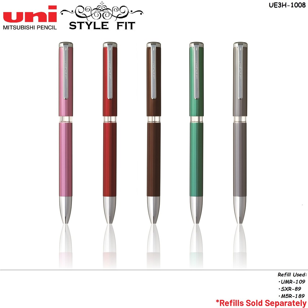 【Uni】Style Fit 3 Color Meister Empty Multi Pen Body (Rotating Type ...