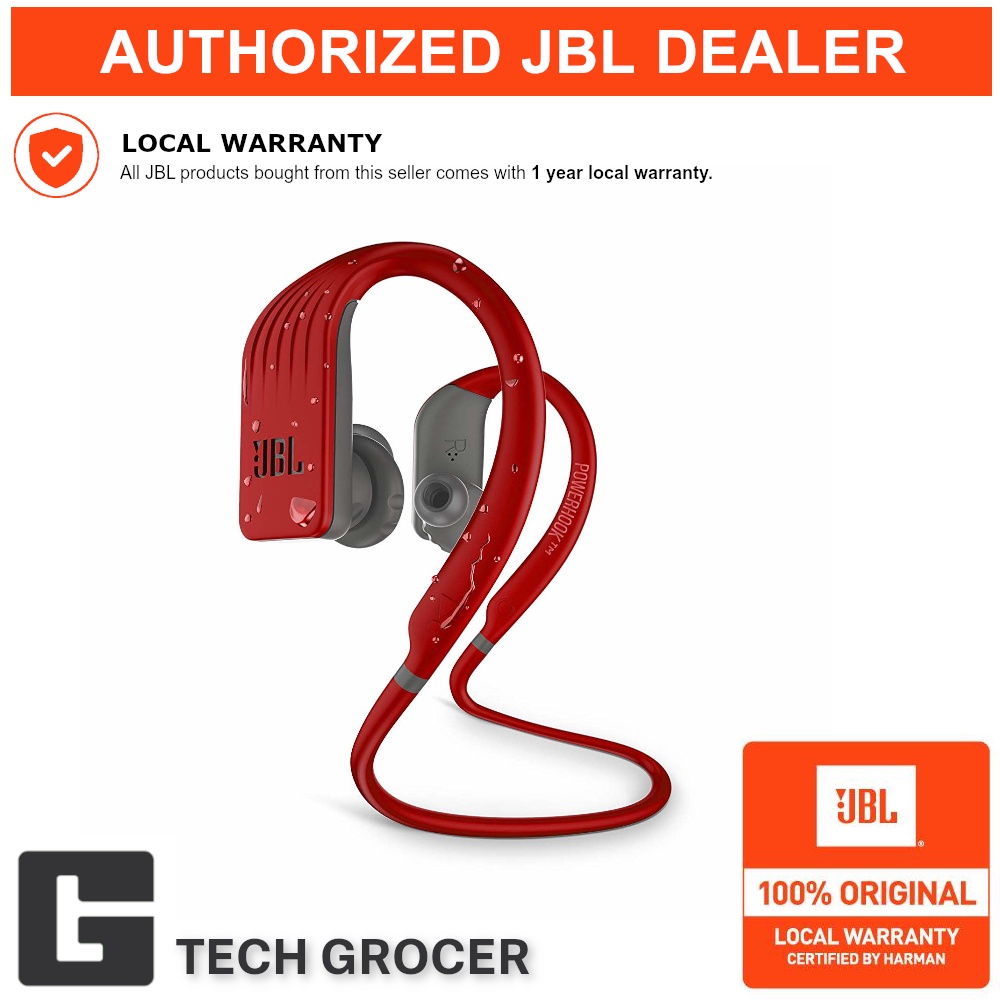 JBL Endurance JUMP Waterproof Wireless In-Ear Headphones (Black / Blue ...