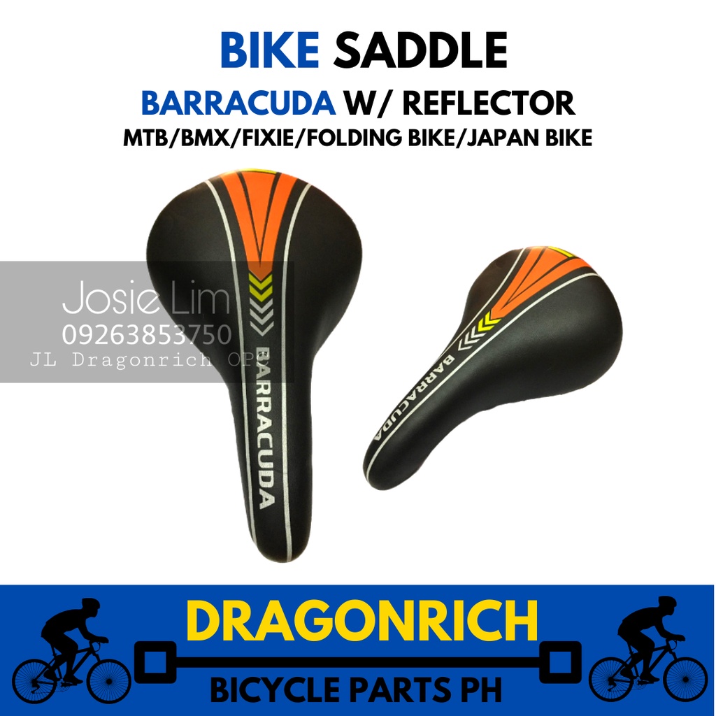 Bike Saddle Barracuda V1 Seat BMX/Folding Bike Saddle Klasik Upuan [READY STOCK & COD] | Shopee ...