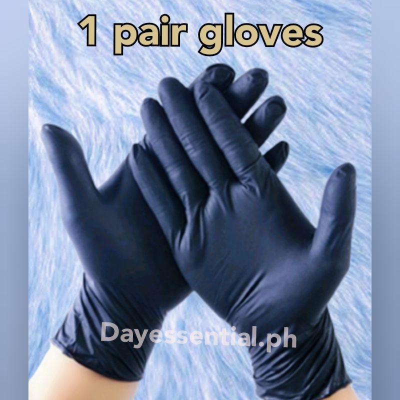 1 pair rubber vinyl gloves (disposable) | Shopee Philippines
