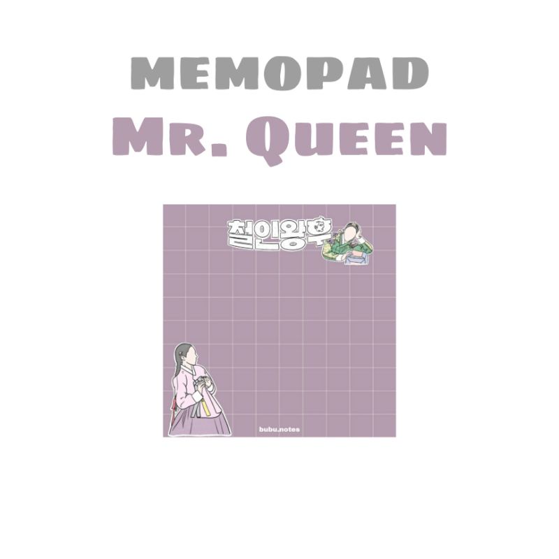 Mr QUEEN - Memopad Kdrama Korean Drama Sticky Note Post it Memo Pad ...