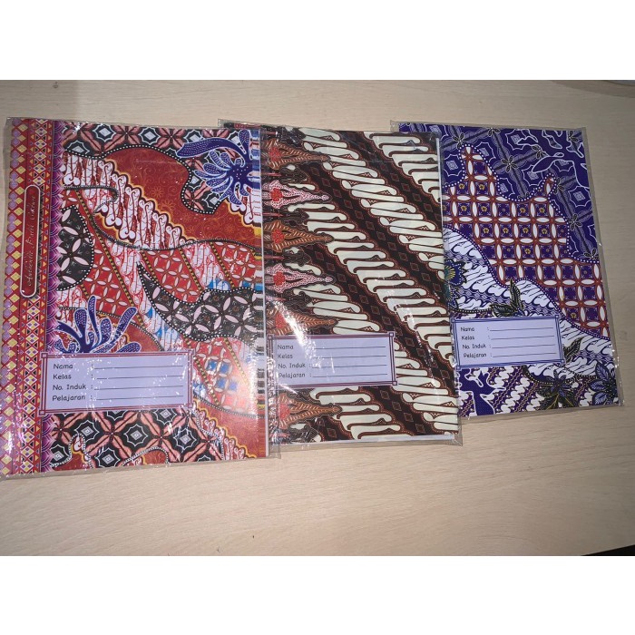 Boxy Batik Book Cover contains 20 sheets | Shopee Philippines