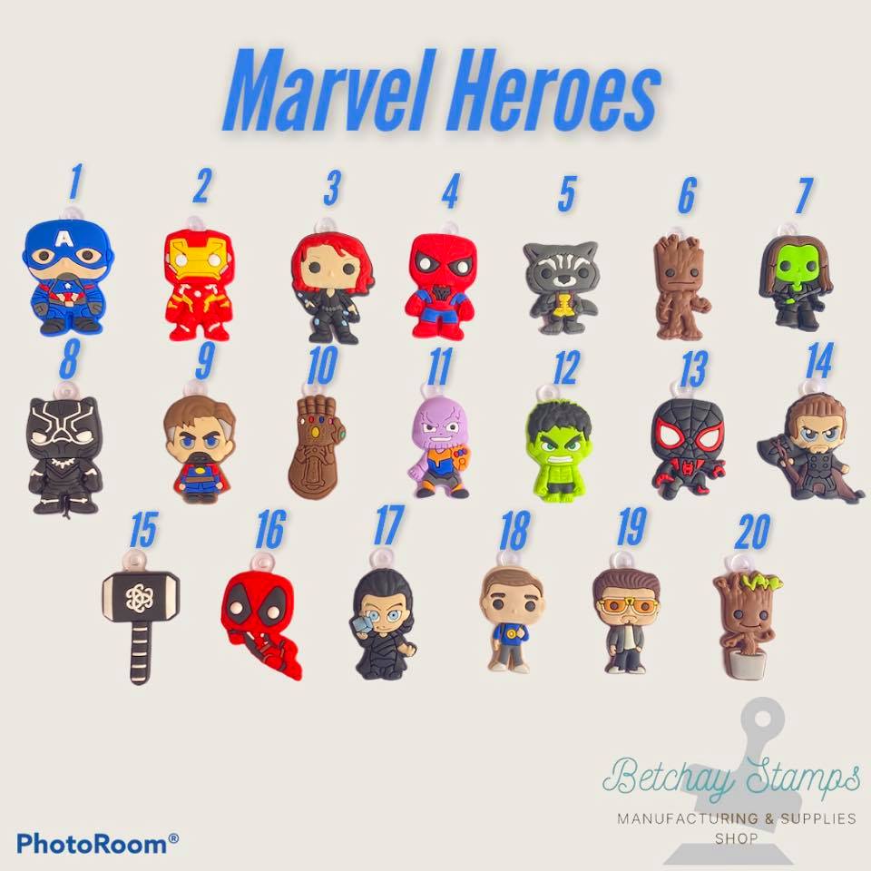 Betchay Stamp Character Keychain: Marvel | Shopee Philippines