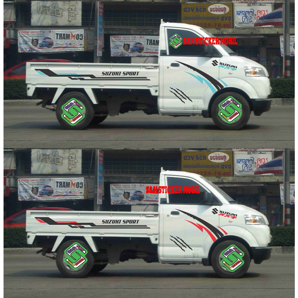 0241 Pick Up Apv Car Stickers Suzuki Sport Striping Stickers Latest ...