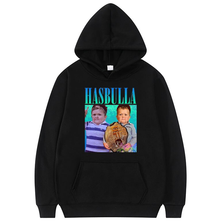 2022 New Classic Hasbulla Fighting Meme Hoodie Men Mini Khabib Blogger ...