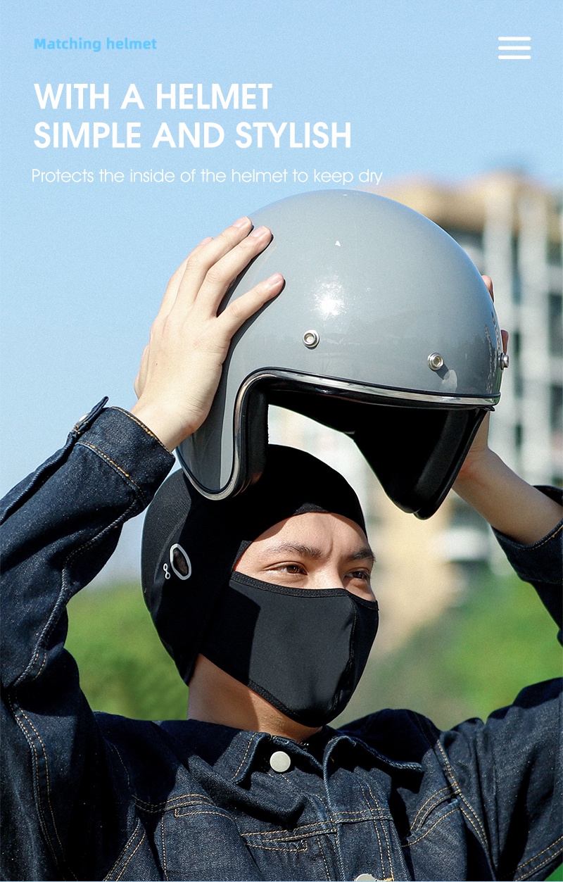 WEST BIKING Sun Protection 360° Mask Bike Balaclava Full Face Mask Men ...