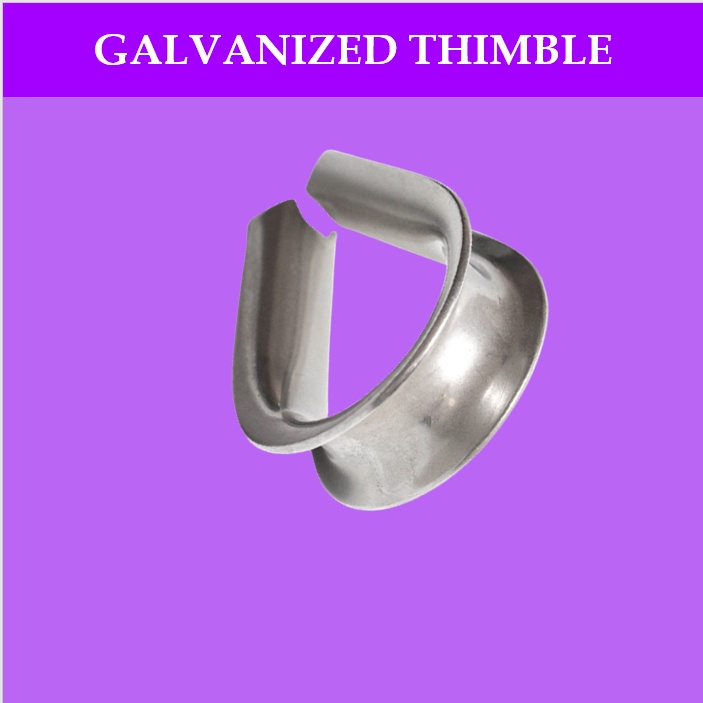 Mago 4-16mm Galvanized Thimble Rigging Steel Saddle Triangular Ring ...