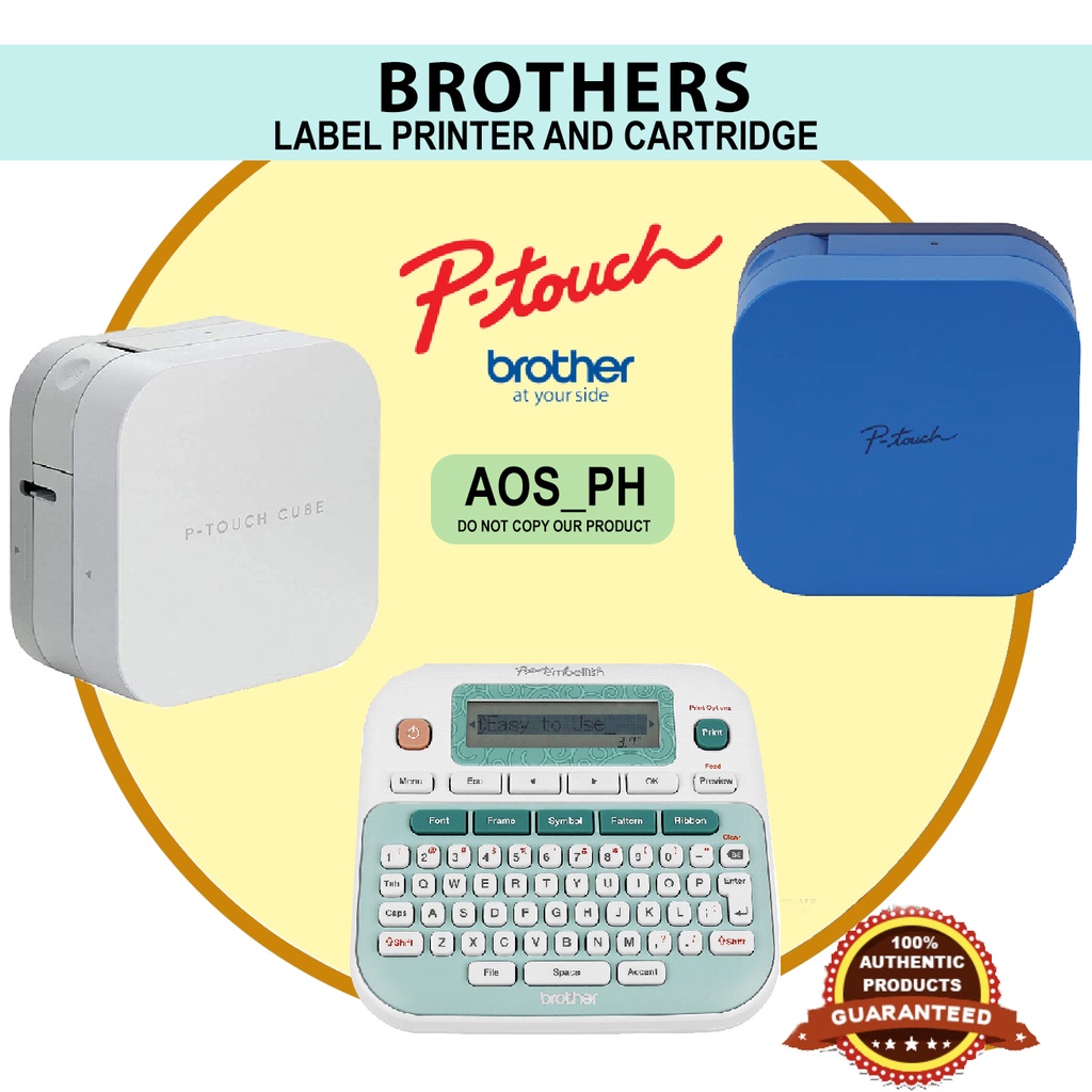 Brother P-touch from USA, Brother Label Maker, Brother Ribbon Printer ...
