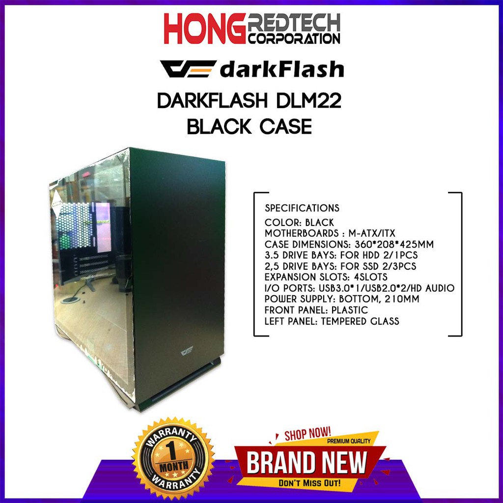 DARKFLASH DLM22 BLACK CASING | Shopee Philippines