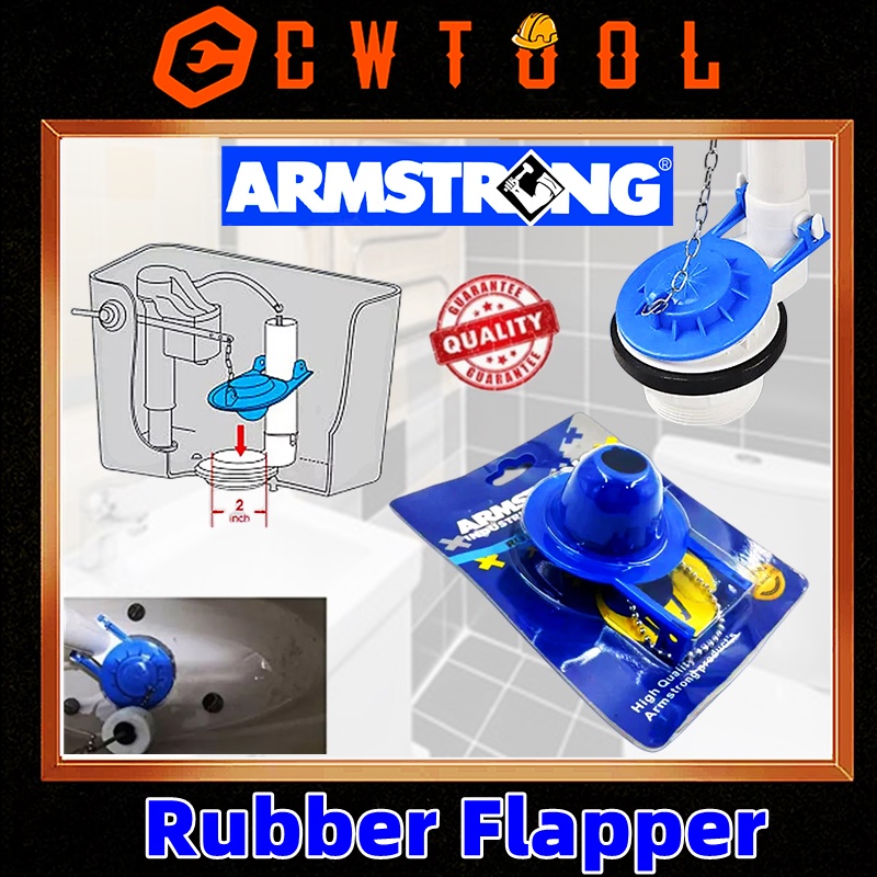ARMSTRONG Rubber Flapper Universal Drain Flush Valves | Shopee Philippines