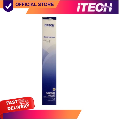 EPSON S015584 RIBBON CARTRIDGE FOR FX-2175/2190 (BLACK) | Shopee ...