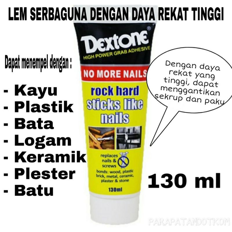 Dextone Glue no more nails Multipurpose Glue For Wood Metal Ceramic ...