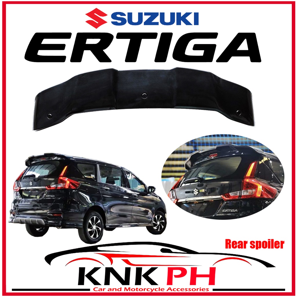 Suzuki Ertiga XL7 2020-2021 ABS Rear Spoiler Unpainted Black WY-028 ...