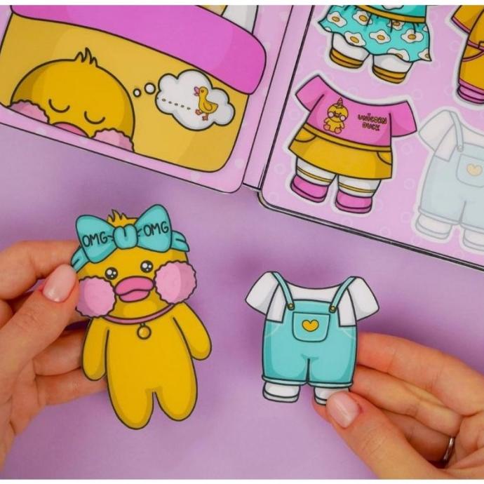 Duck VIRAL Doll Quite Book Paper Duck Educational Toys Kids LIMITED ...