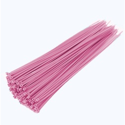 Plastic strip with wire sealing, 100 strips, 11 colors, 4x200mm, with ...