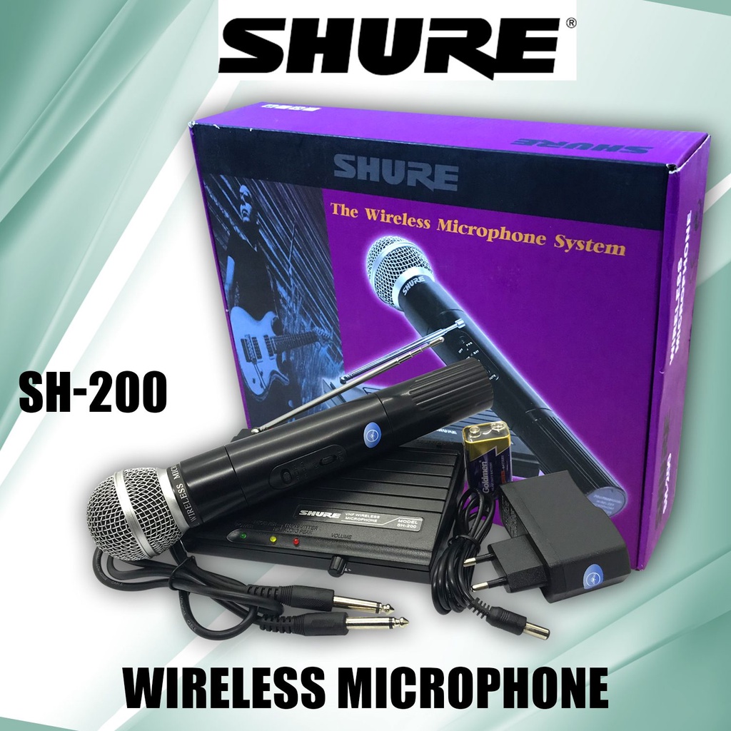 SH-200 Single Wireless Microphone System | Shopee Philippines