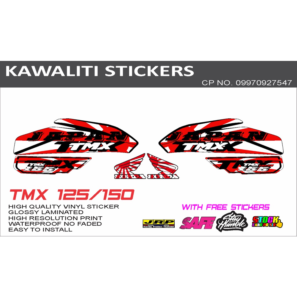 Honda TMX 125/155 Customized Decals | Shopee Philippines