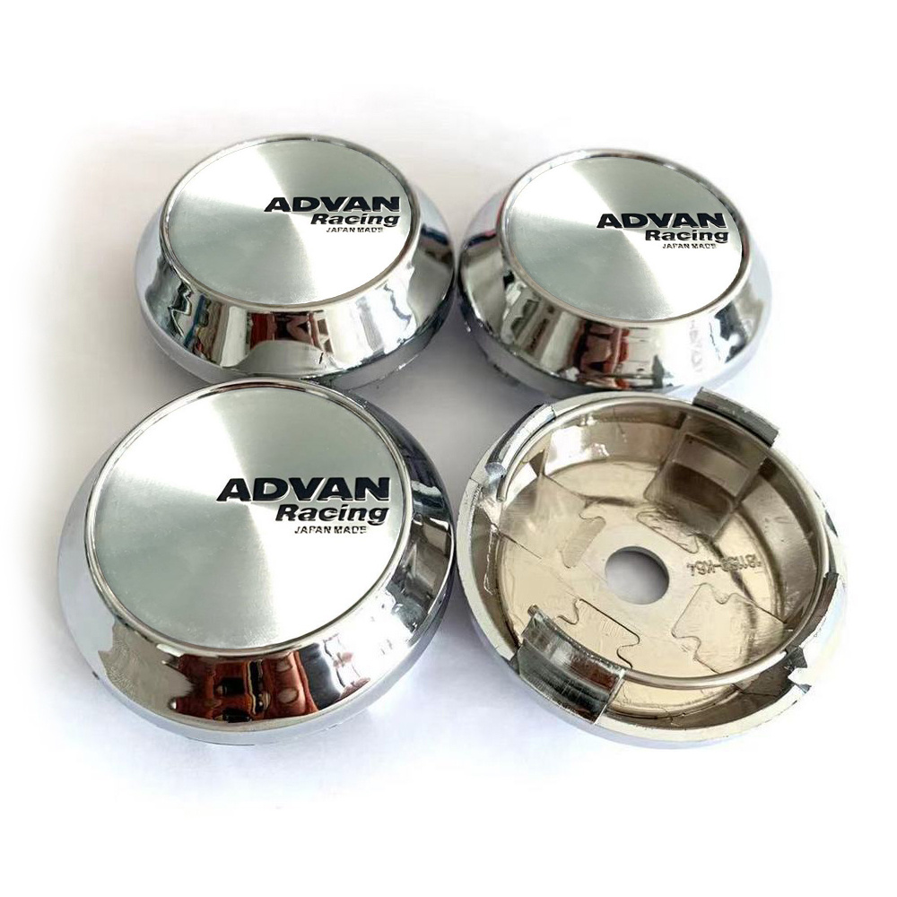 4pc 60/64/65/68/69MM ADVAN Racing Car Modified Wheel Center Cover Rim ...