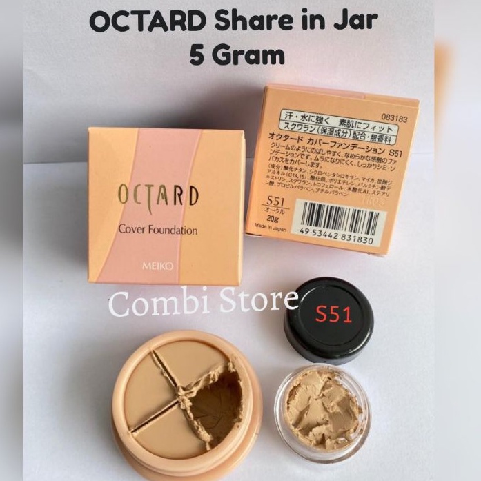 Octard Foundation Ori Japan (Share In Jar 5gram) | Shopee Philippines