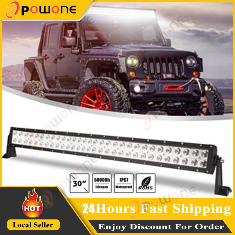 21 Inch 42inch 240W 2 Rows Led Work Light Bar 6000K White Waterproof ...