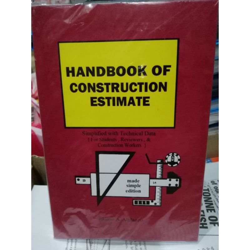 HANDBOOK OF CONSTRUCTION ESTIMATE | Shopee Philippines
