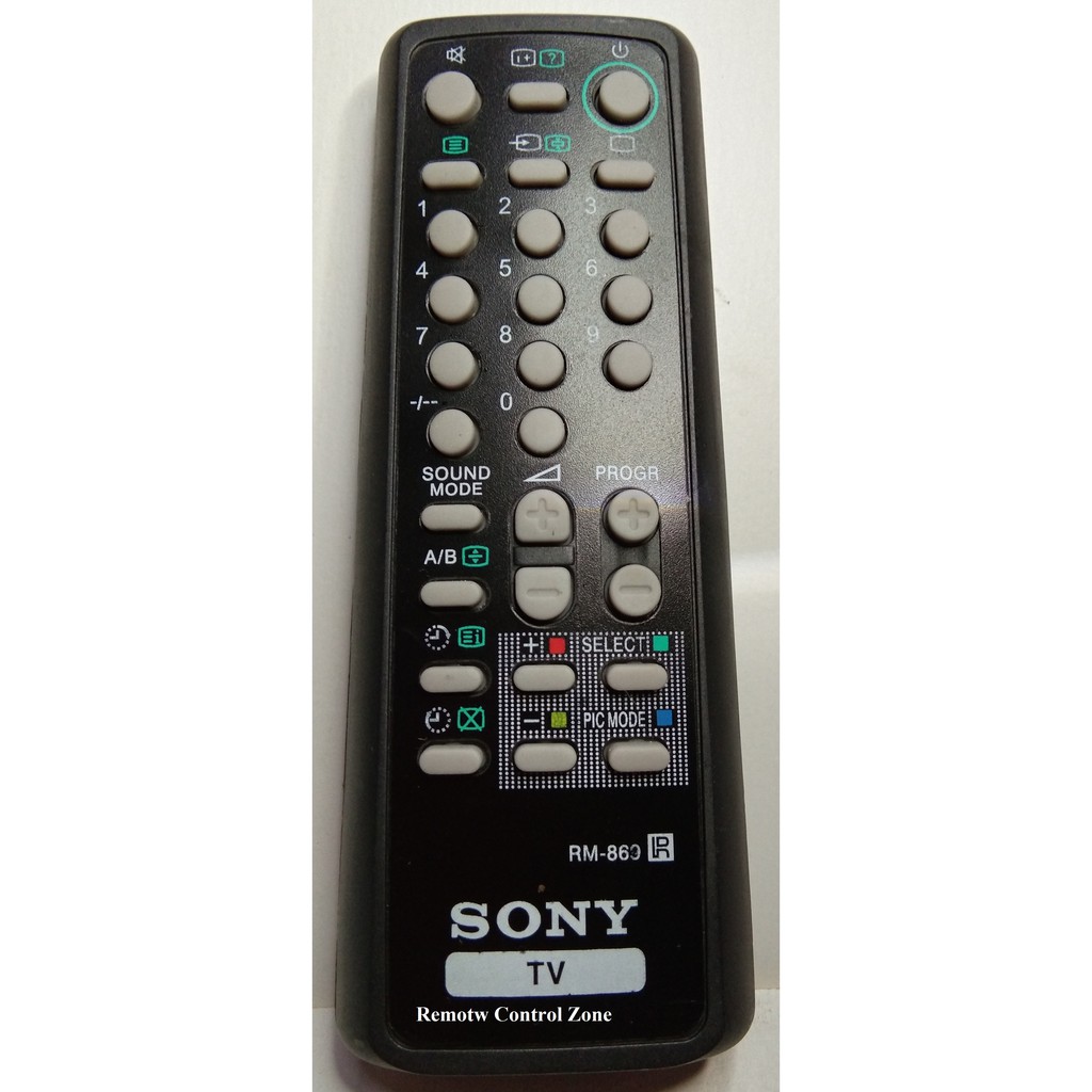 Sony CRT Tv remote control Replacement RM-869 | Shopee Philippines
