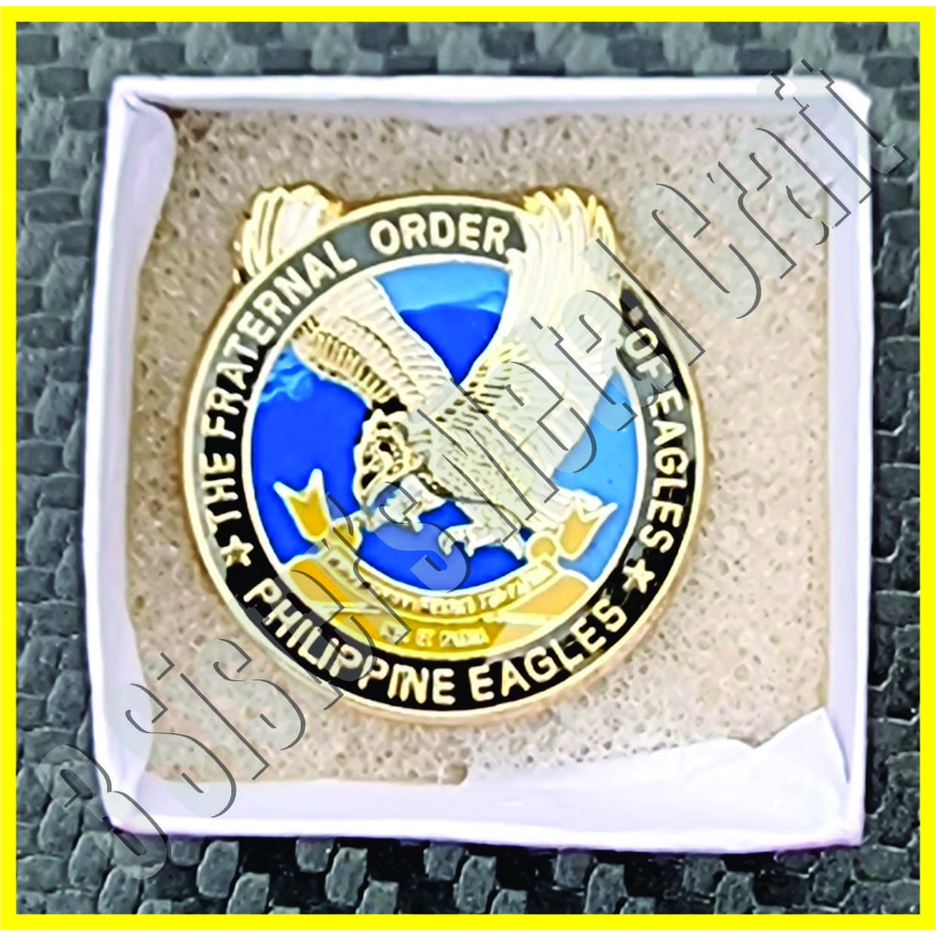 Eagles Collar pin (TFOE-PE) Induction Pin, Magnetic, 3cm diameter in 1 ...