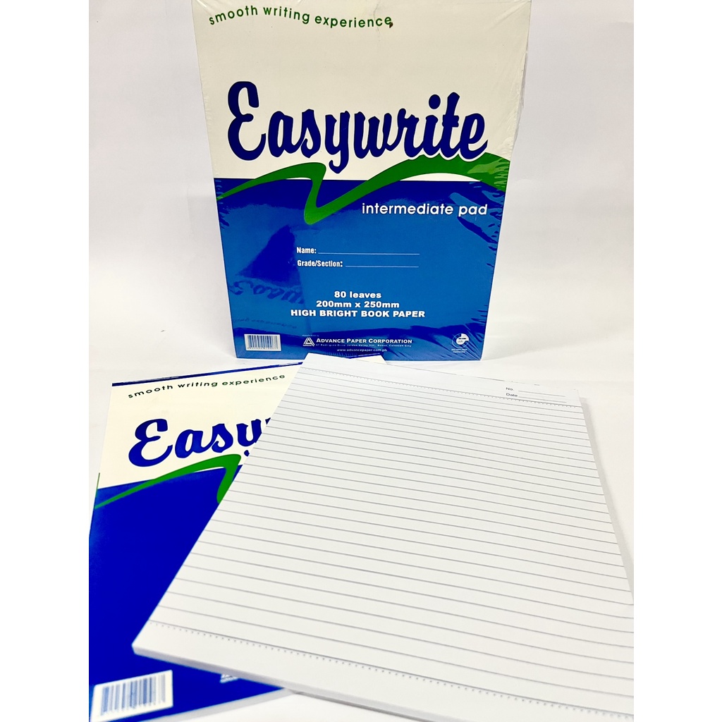 Easywrite Intermediate Pad l Sold per ream(10pads) l Paper Long Writing ...