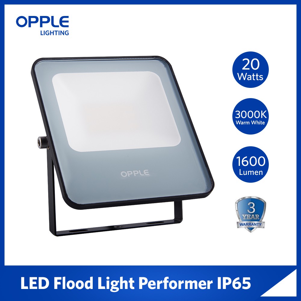 Opple LED Flood Light Performer Mini 10w/20w 3000K/4000K/6500K Energy ...
