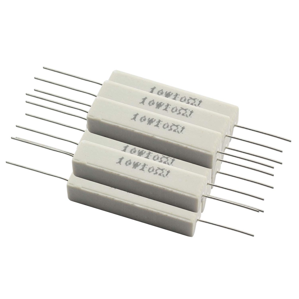 PER PIECE 10R 10W 5% Cement Resistor Power Resistance 10 OHMS 10 Watts ...
